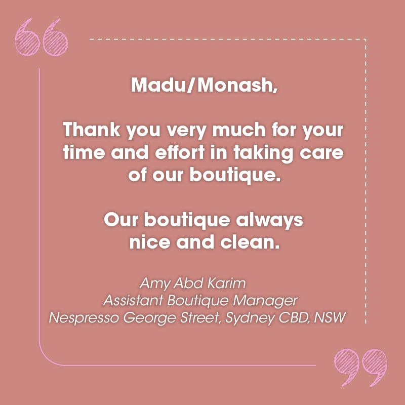 A Sincere Thank You - AMC Commercial Cleaning